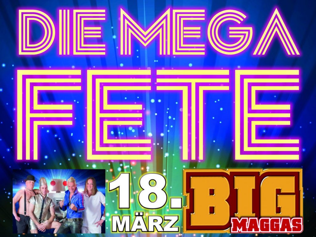 Die MEGA-FETE mit den „BIG MAGGAS“ im KUBUS
